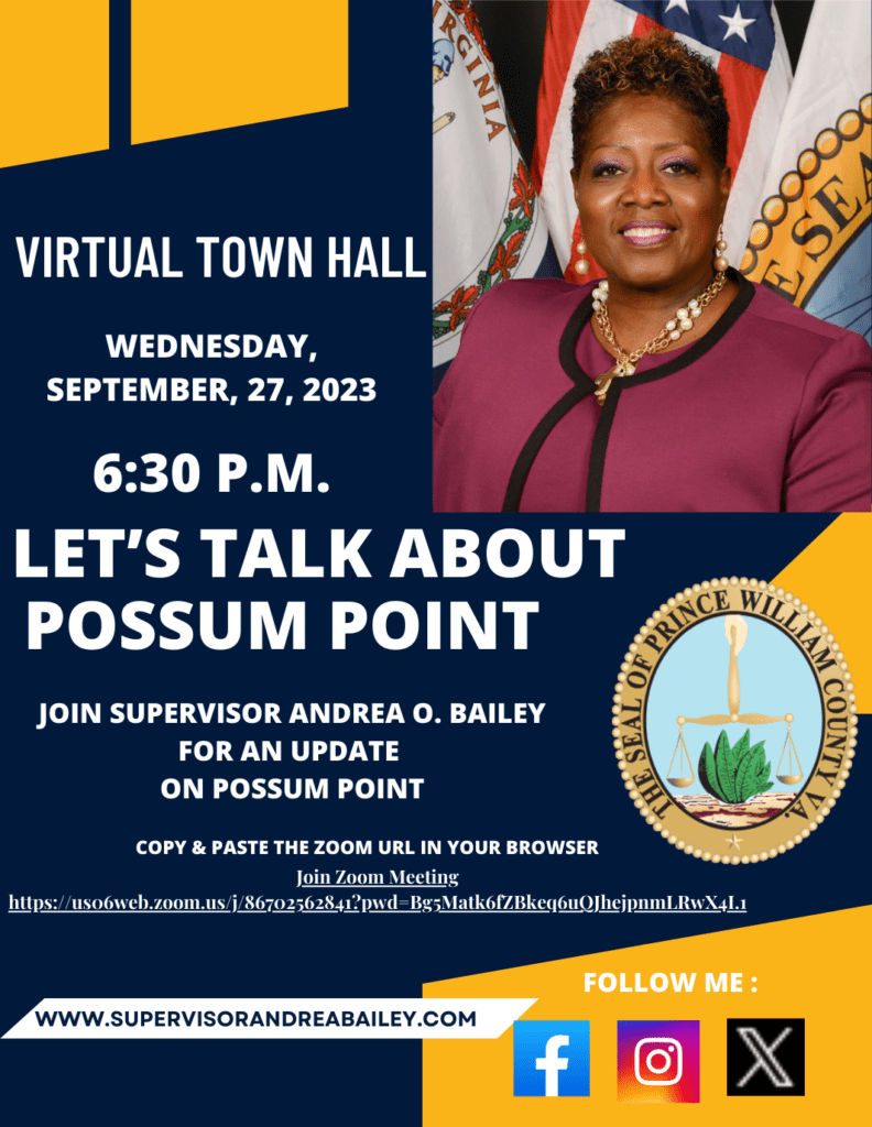 Possum Point – Supervisor Andrea Bailey